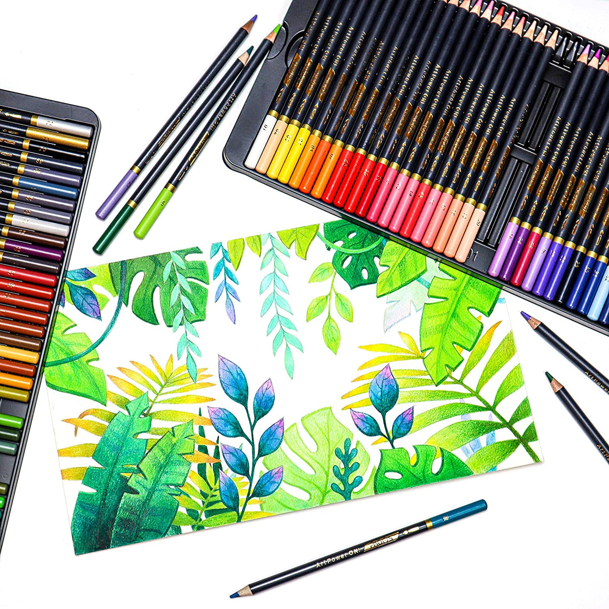 Watercolor Pencils 72 Pieces Set – Pagos Art